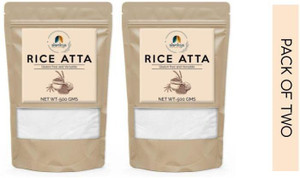 ALAMBYA Rice Flour/Atta - Gluten Free Rice Flour 500 Gram (Pack of 2 ...