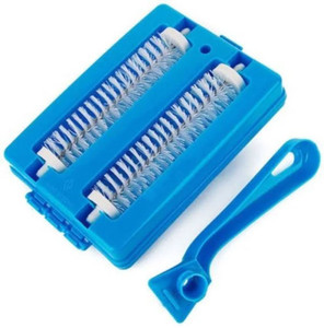 ExcitingDEalz Carpet Cleaner Plastic Crumb Sweeper Double Roller Dirt ...