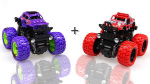 AMUSING Best Quality Mini Monster Truck Pull Back Toy Car for Kids ...