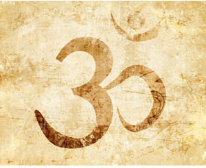 Pitaara Box 76.2 cm Om Symbol Unframed Glossy PVC Vinyl Wall Sticker ...