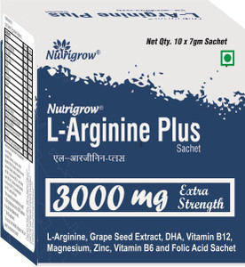 NUTRIGROW L-Arginine Plus (1Box) Sachet with Boost Energy/Increase ...