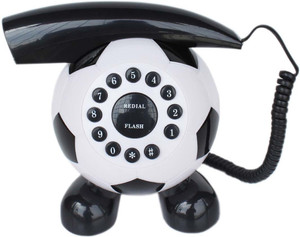 Tootpado Football Shaped Telephone - 1m215 Corded Landline Phone Price ...