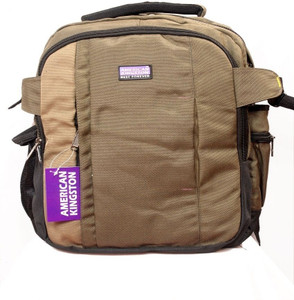 American Kingston 16 inch Expandable Laptop Backpack Green, Brown ...