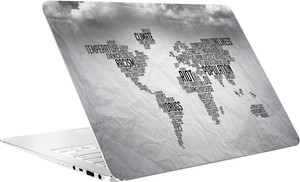 AV Styles World Map Laptop Skin Vinyl Laptop Skin Compatible for 15.6 ...