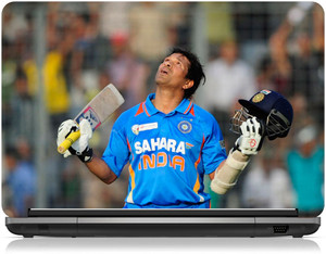 Zapskin Sachin Tendulkar Scoring Hundred Laptop Skin Vinyl Reusable ...