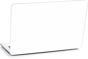 3M Solid Glossy White Color PVC (Polyvinyl Chloride) Laptop Skin ...