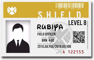 Posterchacha RUBIYA Name S.H.I.E.L.D Agent Laptop Skin Vinyl Laptop ...