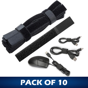Wild Accessories Cable Ties Adjustable Wire Organizer for Laptop PC ...
