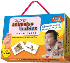 Mind Wealth Krazy Animals and Babies Flash Cards Price in India - Buy ...