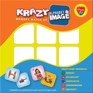 Mind Wealth Krazy Alphabet and Image Memory Match Up Game Price in ...