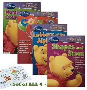 Bendon Publishing International Pack of Four (4) Workbooks - Disney ...