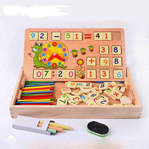 Sterling Multi Functional Digital Computing Learning Box It is a wooden ...