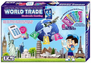 Wishkart World Trade Property Trading Game For Kids With Electronic ...