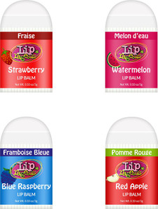 Lip Rageous Mini Bullets Balm Mix Red Apple, Strawberry, Watermelon ...