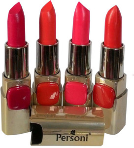 PERSONI Beauty Makeup Long Lasting Lipstick-NB-Pack of 4 - Price in ...