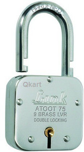 Qkart Link Locks Atoot 75 mm with 3 Keys Padlock - Buy Qkart Link Locks ...