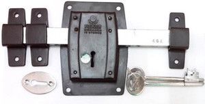 Rekha 10 Turn Inter Lock for Main Gates with Double Doors Lock - Buy ...