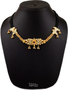 Womens Trendz Belpan Manchali Mangalsutra Crystal Gold-plated Plated ...