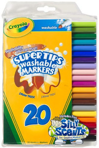 Flipkart.com | CRAYOLA Draw Thick Draw Thin - Coloring Markers