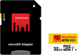 Strontium 32 GB MicroSDHC UHS-1 NITRO 466X Card Nitro 32 GB MicroSD ...