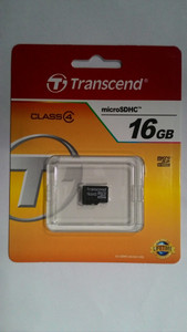 Transcend MicroSD 16GB Class 4 16 GB MicroSD Card Class 4 Memory Card ...