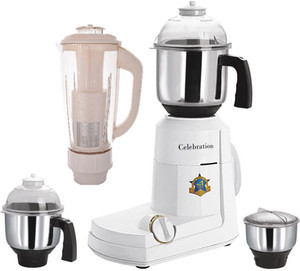 Celebration Celeb 750 Lancer MG16 76 750 W Mixer Grinder (4 Jars, White ...