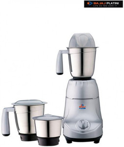 BAJAJ Platini PX 71 M 550 W Mixer Grinder (3 Jars, White) Price in ...