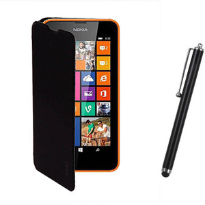 Kolor Edge Flip Cover and Stylus Pen for Nokia Lumia 630 Accessory ...