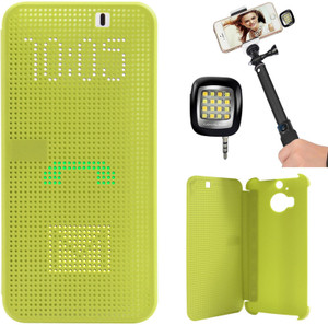 DMG Dot View Interactive Flip Cover Case for HTC One M9 Plus ,3.5mm ...