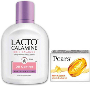 Lacto Calamine Daily Nourishing Lotion with Pears Pure and Gentle Soap ...