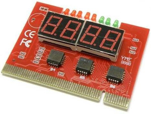 TECHGEAR 4 Digit Debug Card Testing With Manual LGA 1156Socket Mini-ITX ...