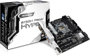 ASRock B150M Pro4/Hyper LGA1151Socket Micro-ATX Intel® B150 Chipset ...