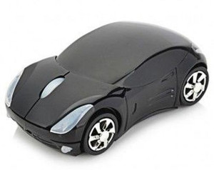 Smart Tech MMPL-Black Car Shape Wireless Ambidextrous Optical Gaming ...