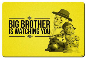 SHOPROCK 9Xm Bade Chhote Cartoon Big Brother Mousepad - SHOPROCK ...