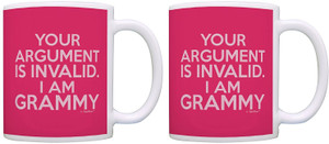 Muggies Magic Grandma Gag Gift Your Argument is Invalid I am Grammy 2 ...