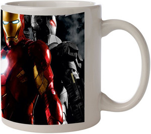 LYCANS Iron Man-LYSCFM0102 Ceramic Coffee Mug Price in India - Buy ...