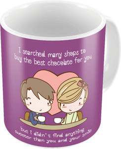 United colors United Colors Fancy Design Printed Cute Coffee 716 ...