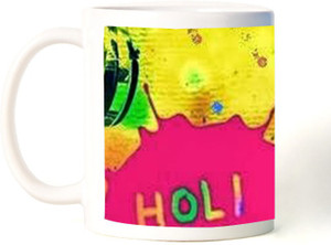 AMY-WM-Holi-248 Holi White Ceramic Coffee Mug Price in India - Buy AMY ...