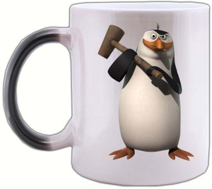Muggies Magic The Penguins Madagascar Thor BRH 11 Oz Ceramic Coffee Mug ...