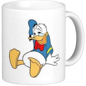 G&G Donald Duck Fall Down Ceramic Coffee Mug Price in India - Buy G&G ...