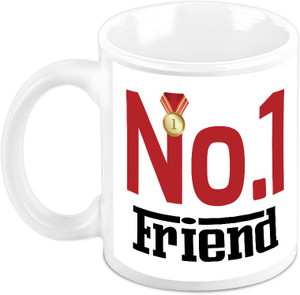 Homesogood Gift For Friend - Number One Friend Ceramic Coffee Mug Price ...
