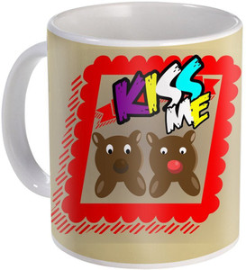 Muggies Magic Kiss me 11 Oz Ceramic Coffee Mug Price in India - Buy ...