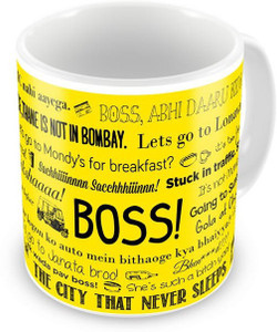 The Souled Store Mumbai Doodle Ceramic Coffee Mug Price in India - Buy ...
