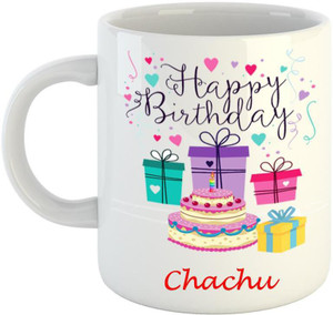Dream Web Happy Birthday Chachu Ceramic Coffee Mug Price in India - Buy ...