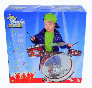 SIMBA My Music World Power Drum Set - My Music World Power Drum Set ...