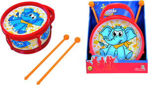 SIMBA My Music World Drum with 2 Drumsticks Elephant Version - My Music ...