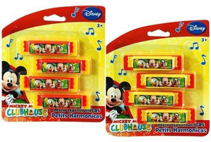 DISNEY Mickey Mouse Clubhouse 4Pk Harmonica - Mickey Mouse Clubhouse ...