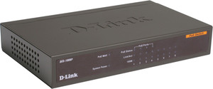 D-Link DES-1008P Desktop with 4 PoE 8 Ports 1000 Mbps Smart Network ...