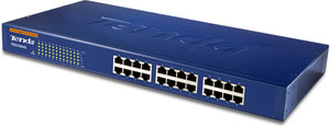 TENDA 10/100/1000 Mbps 24-Ports Fast Giga Ethernet Rackmountable 24 ...