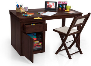 Urban Ladder Bradbury Solid Wood Study Table Price in India - Buy Urban ...